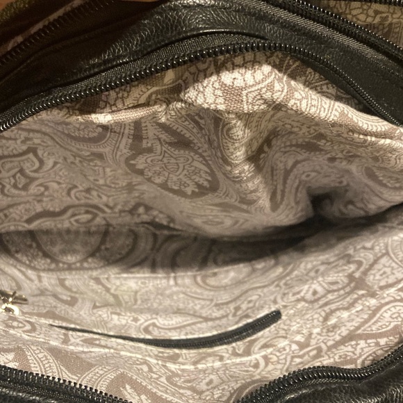 Bella Russo | Bags | Bella Russo Black Quilted Purse Handbag Dual ...